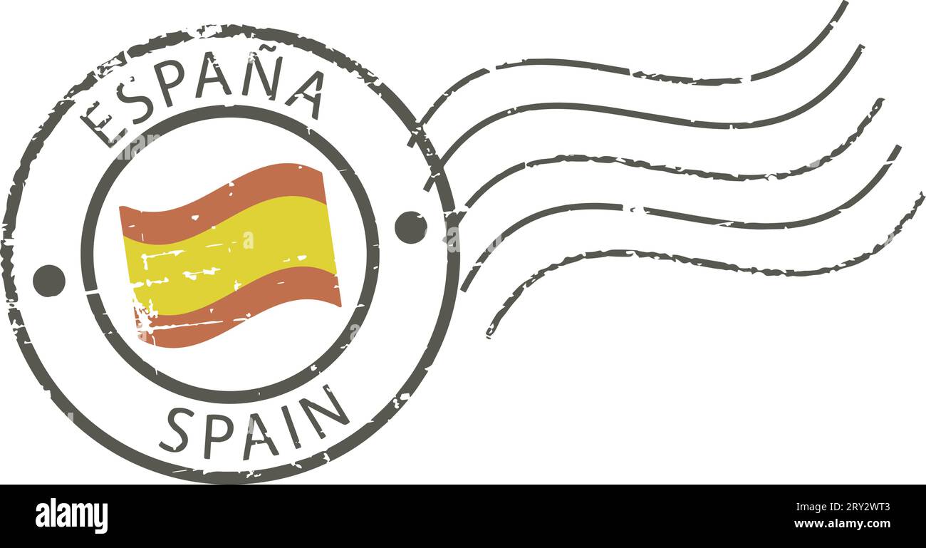 Spain postage stamp Immagini Vettoriali Stock - Alamy