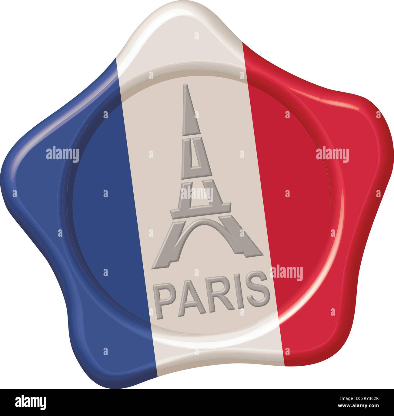 Torre eiffel stilizzata Immagini Vettoriali Stock - Alamy