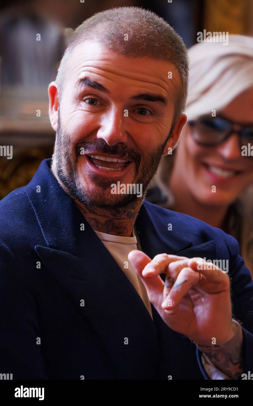 David Beckham Capelli Olimpiadi 2024 Look Capelli David Beckham A