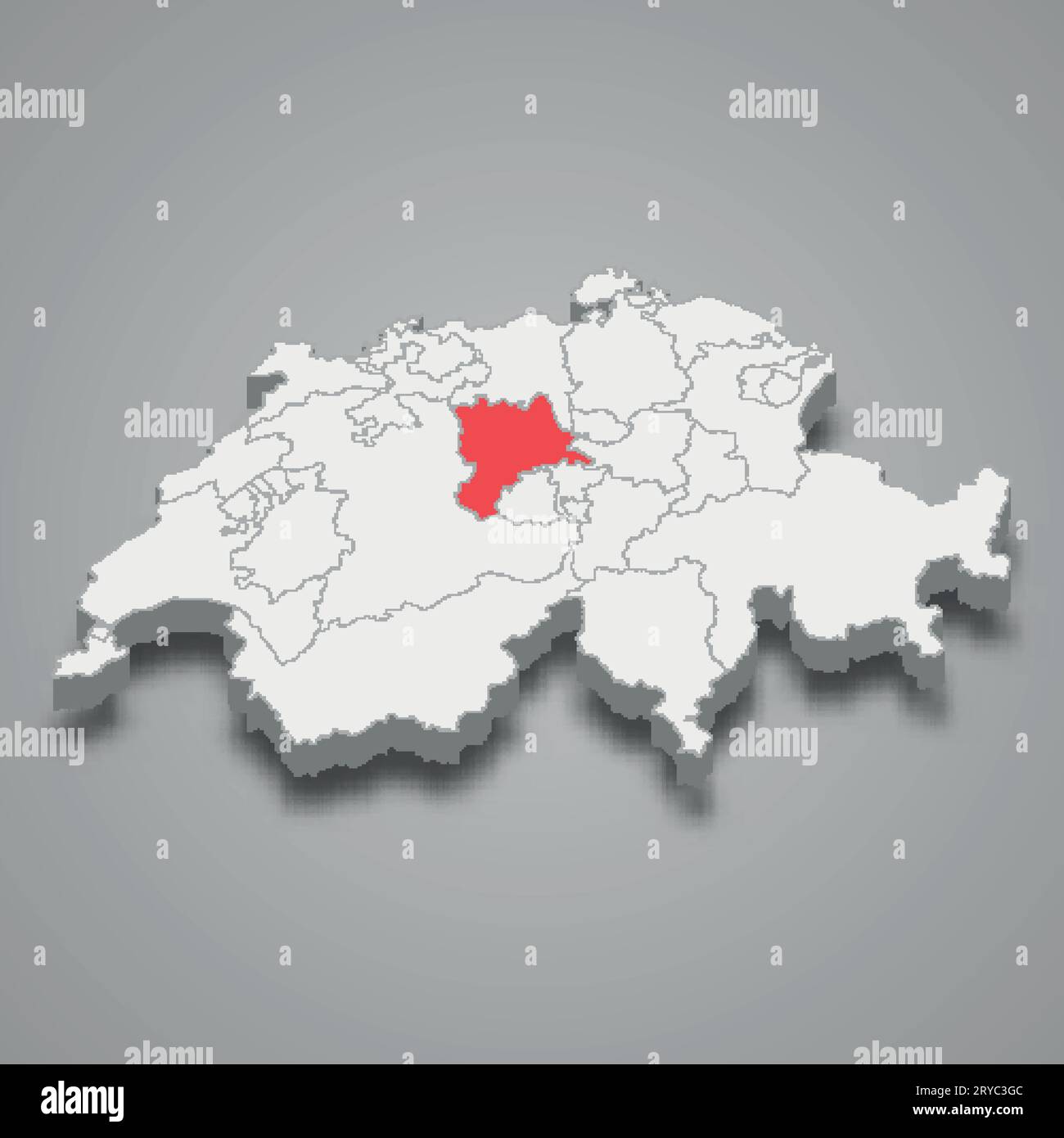 Mappa dell'area di lucerna immagini e fotografie stock ad alta ...