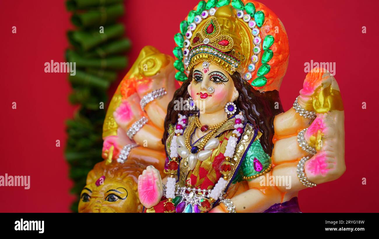 Buon festival Durga Puja, Navaratri, Dussehra. Durga Puja è una ...