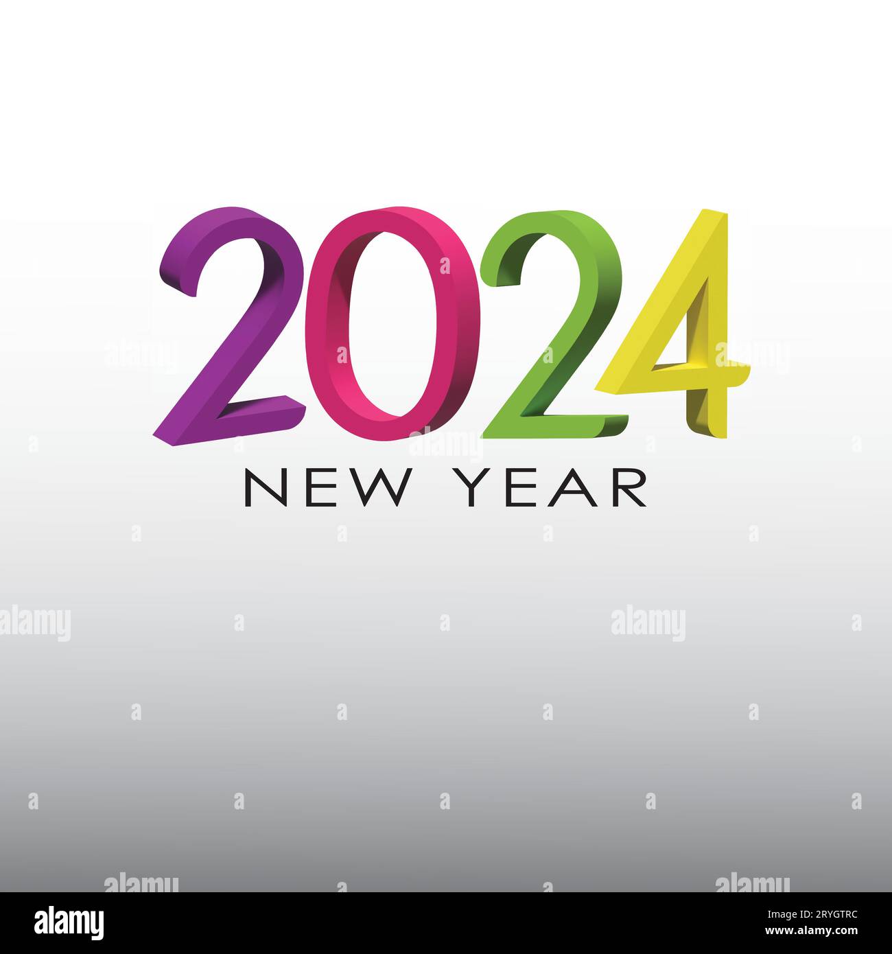 Logo del nuovo anno 2024 immagini e fotografie stock ad alta ...