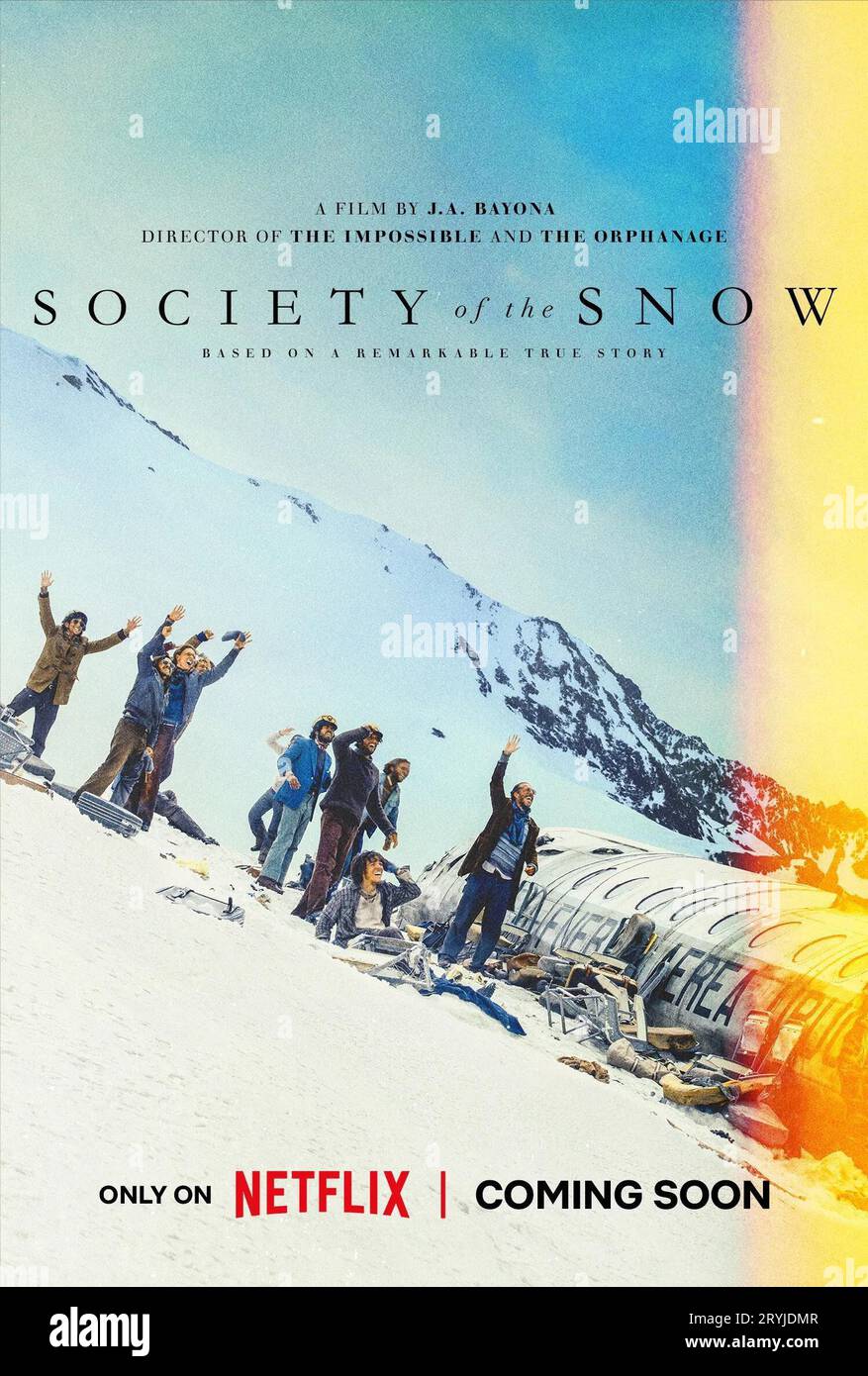 Pelicula la sociedad de la nieve immagini e fotografie stock ad alta ...