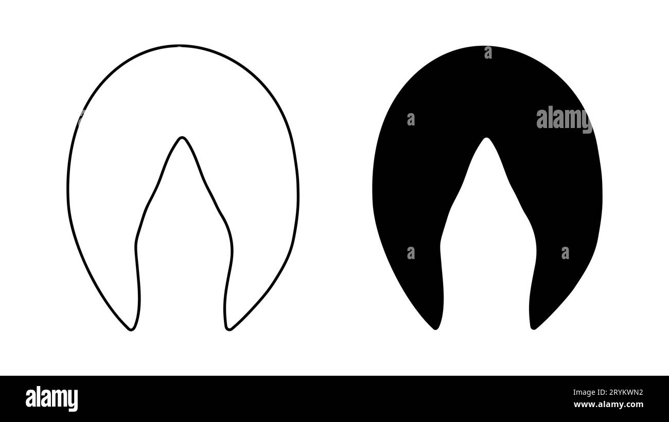 Capriolo impronta Immagini Vettoriali Stock - Alamy