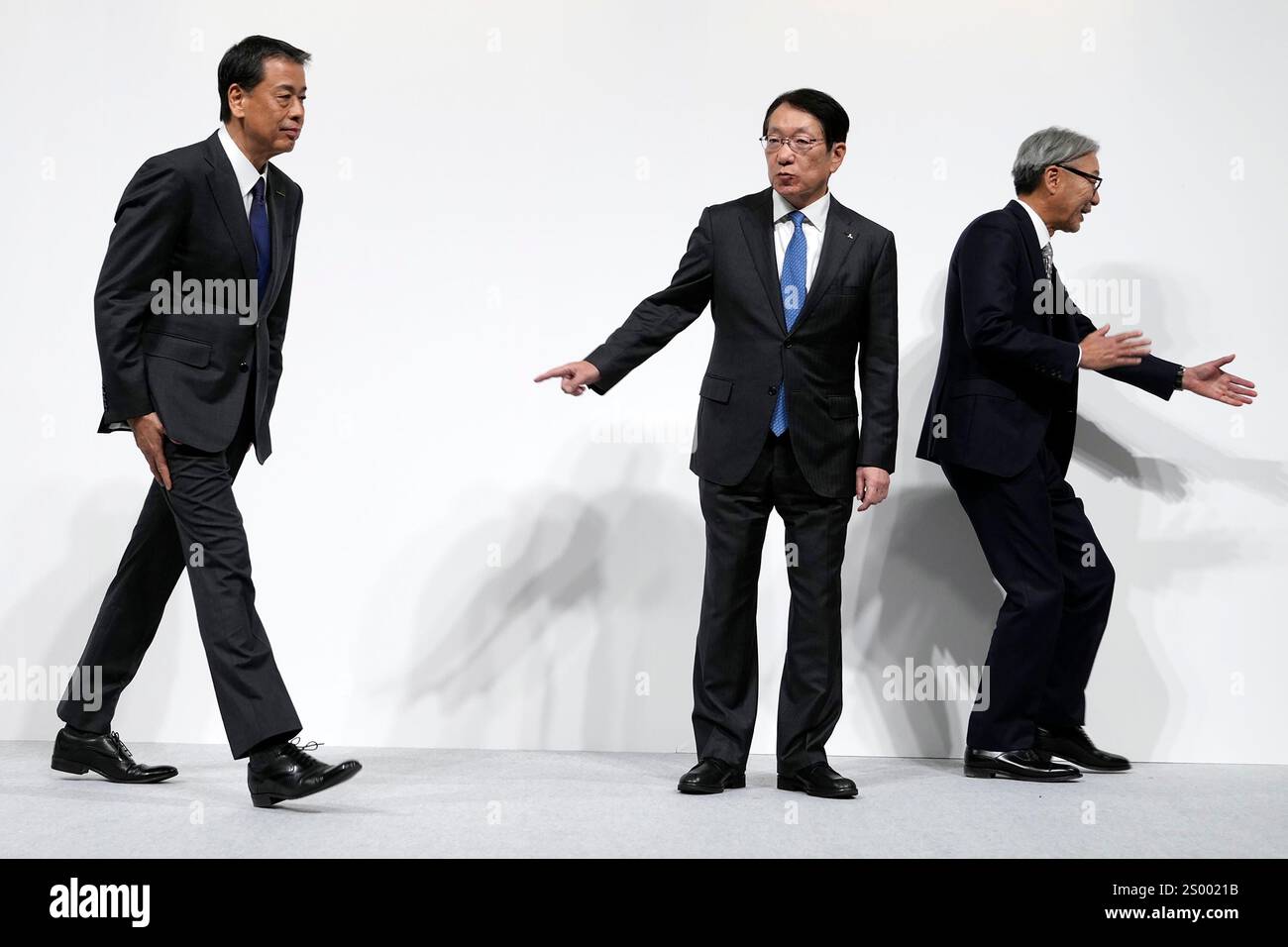 Nissan Chief Executive Makoto Uchida, left, Takao Kato CEO of ...