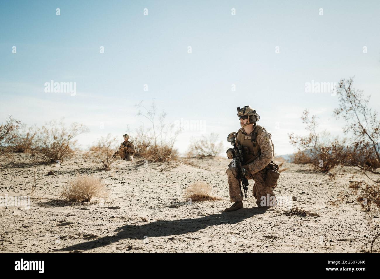 Joseph Beckwith, Marine di fanteria con il 2nd Battalion, 7th Marine ...