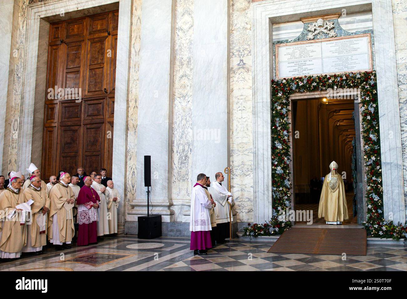Cardinal Baldassare Reina opens the Holy Door of Rome's St. John in ...