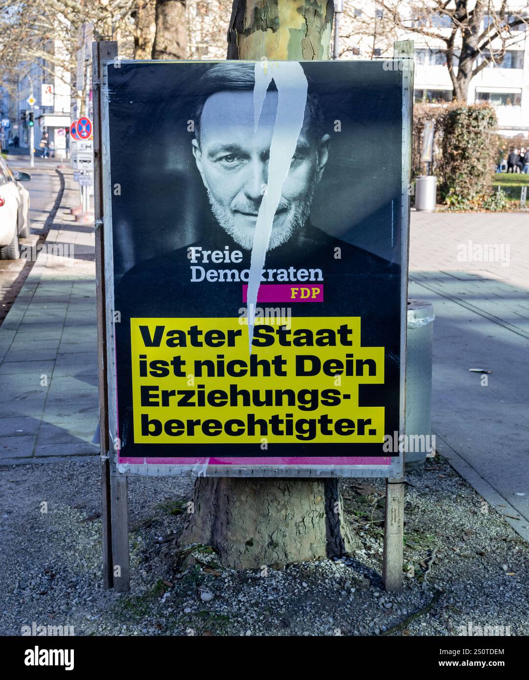 Muenchen GER, Themenbild, Wahlplakate zur Bundestagswahl in Deutschland ...