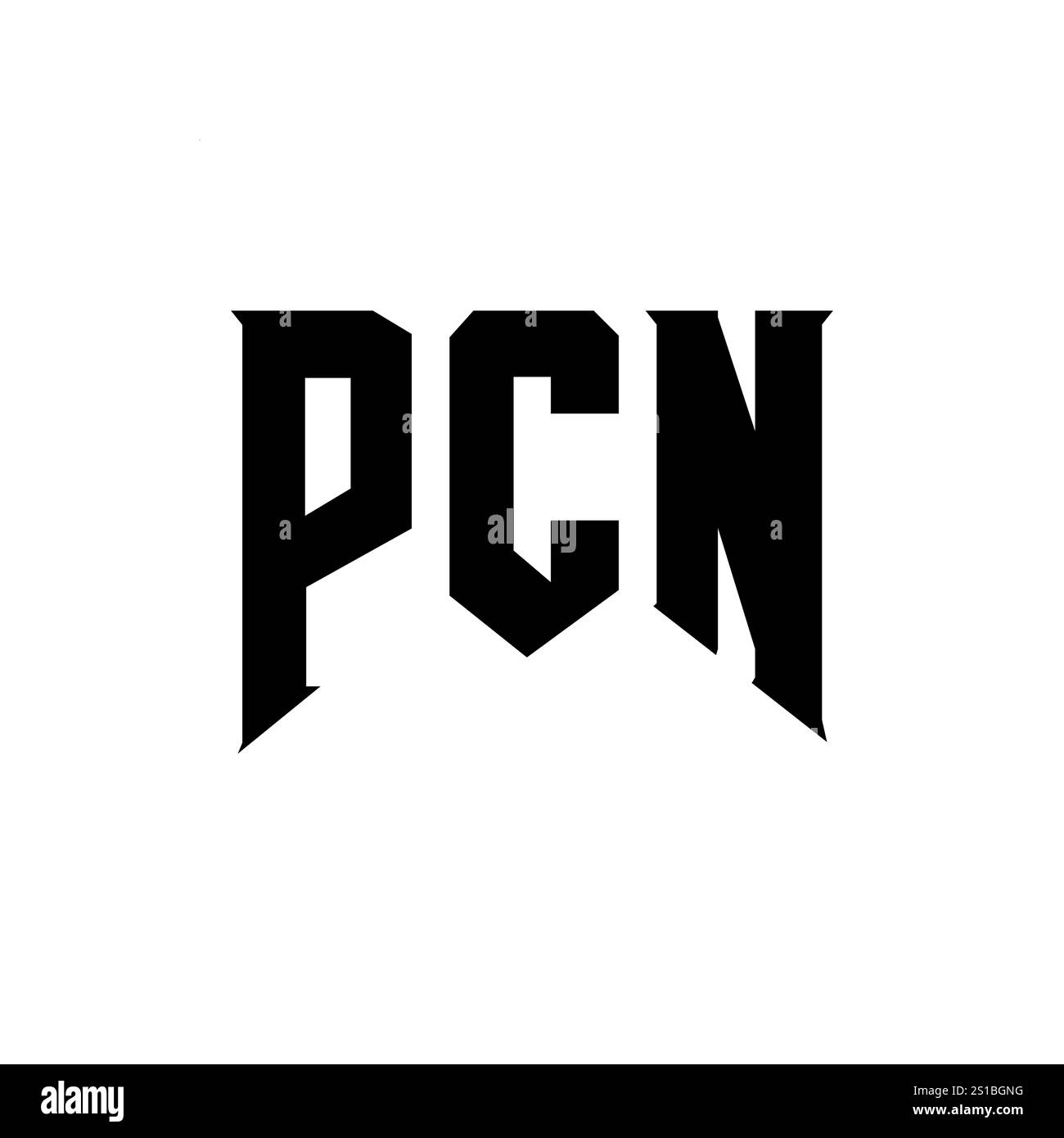 Disegno del logo pcn Immagini Vettoriali Stock - Alamy