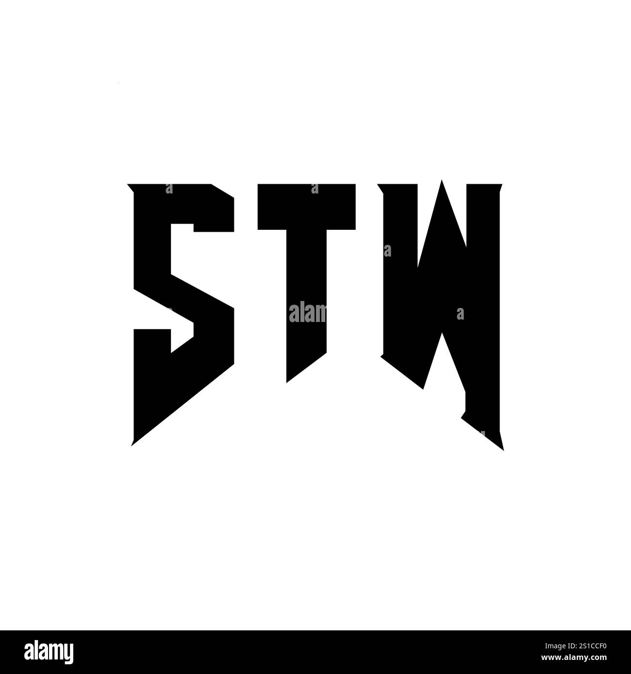 Stw logo minimalista immagini e fotografie stock ad alta risoluzione ...