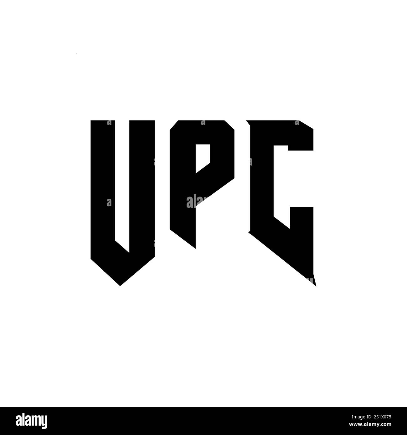 Disegno del logo upc Immagini Vettoriali Stock - Alamy