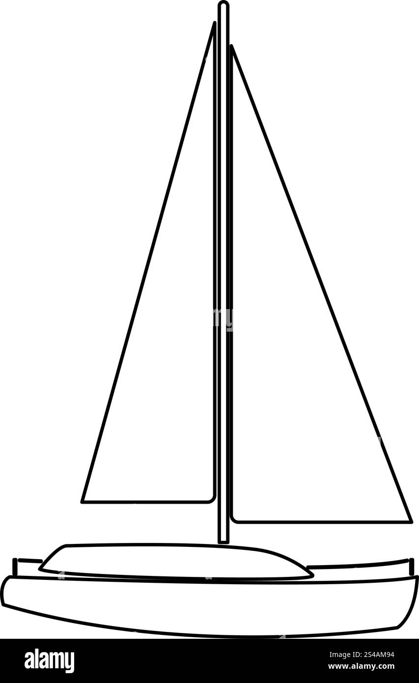 Yacht logo Foto e Immagini Stock in Bianco e Nero - Alamy