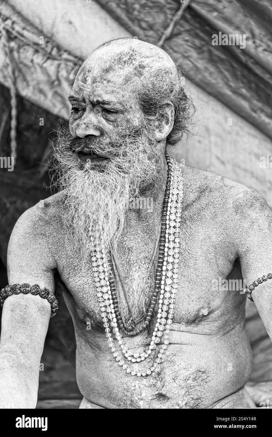 Maha maha kumbh mela Foto e Immagini Stock in Bianco e Nero - Alamy