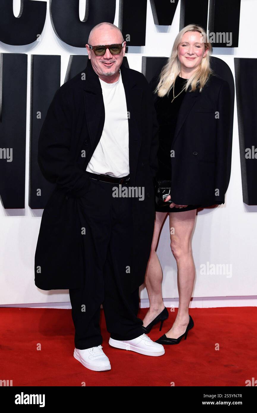 Huey Morgan mit Ehefrau Rebecca Morgan bei der Premiere des Kinofilms A ...