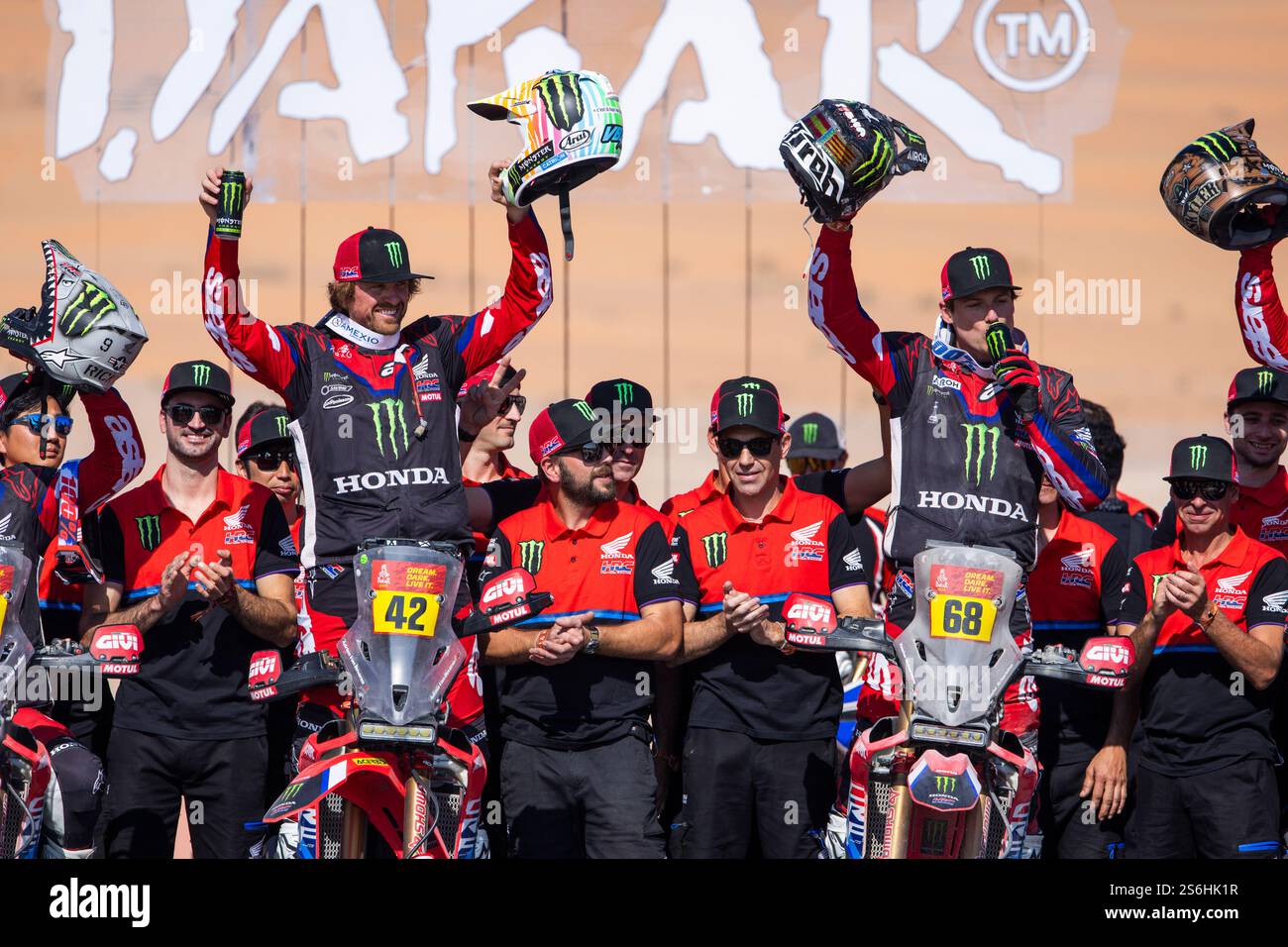 09 BRABEC Ricky (usa), Honda, Monster Energy Honda HRC, FIM W2RC, Motul, RallyGP, 42 VAN BEVEREN ...