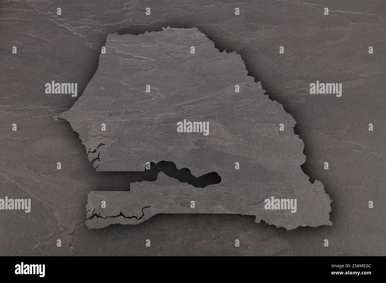 Map of senegal immagini e fotografie stock ad alta risoluzione - Alamy