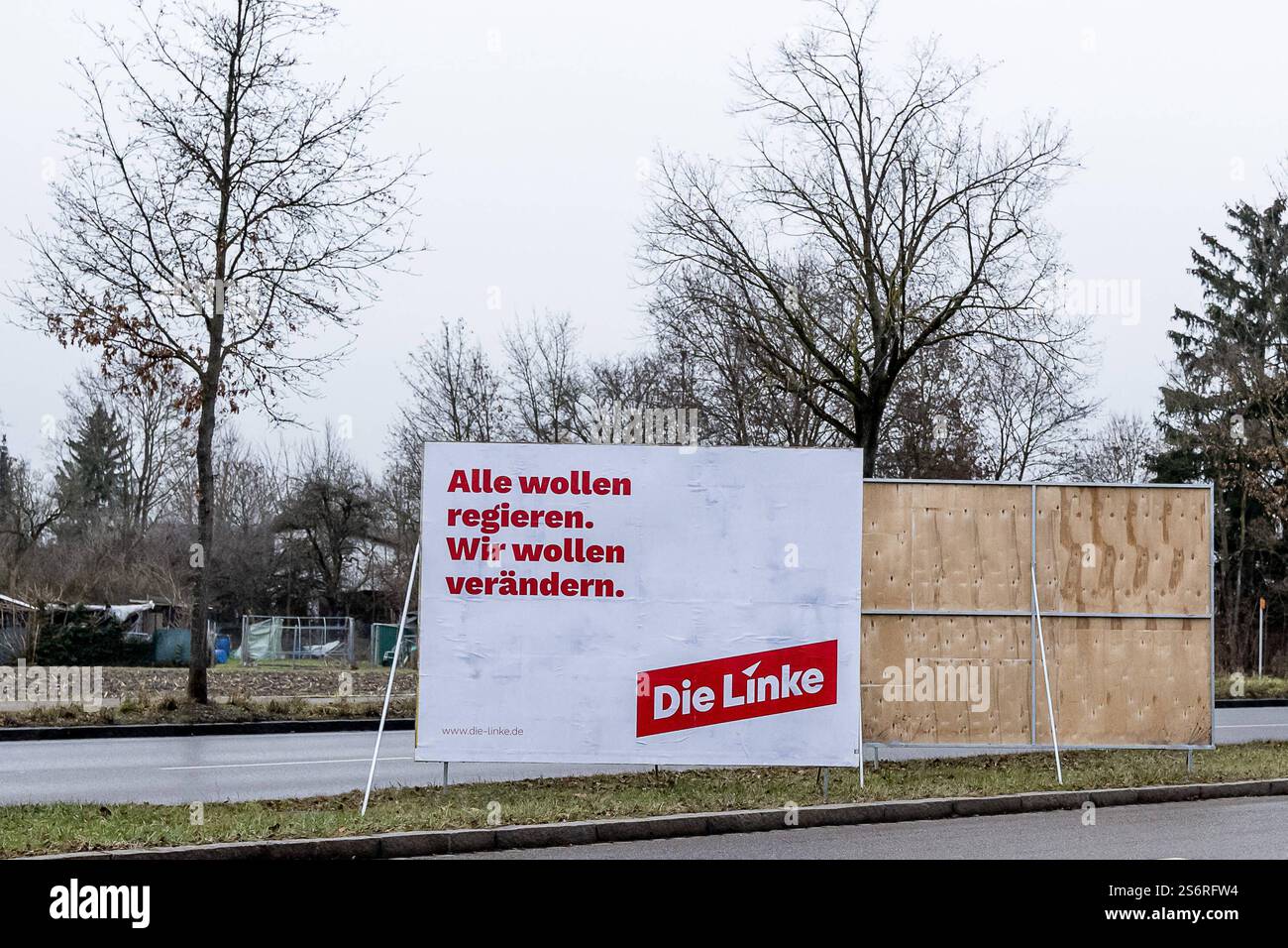 Muenchen GER, Themenbild, Wahlplakate zur Bundestagswahl in Deutschland ...