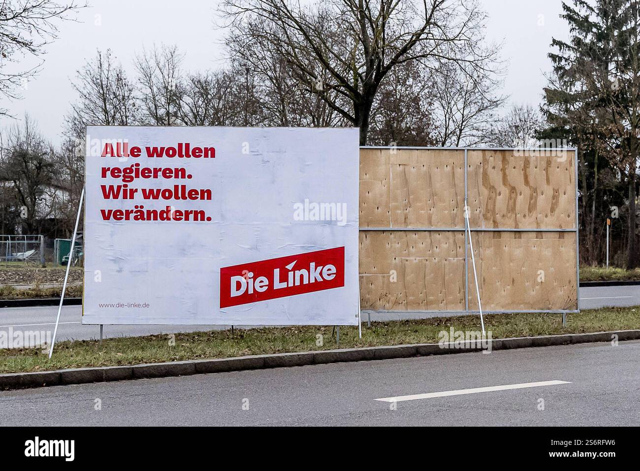Muenchen GER, Themenbild, Wahlplakate zur Bundestagswahl in Deutschland ...