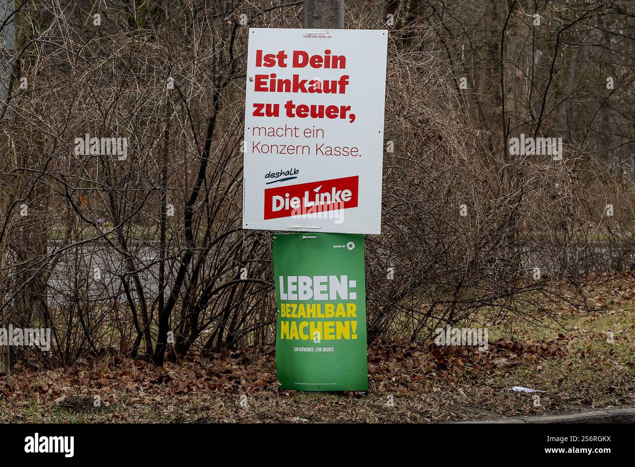 Muenchen GER, Themenbild, Wahlplakate zur Bundestagswahl in Deutschland ...