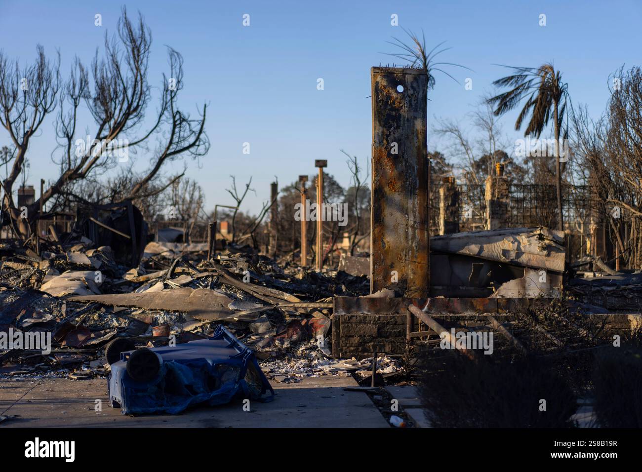 The remains of Chef Daniel Shemtob and his wife Elyse's home that was ...