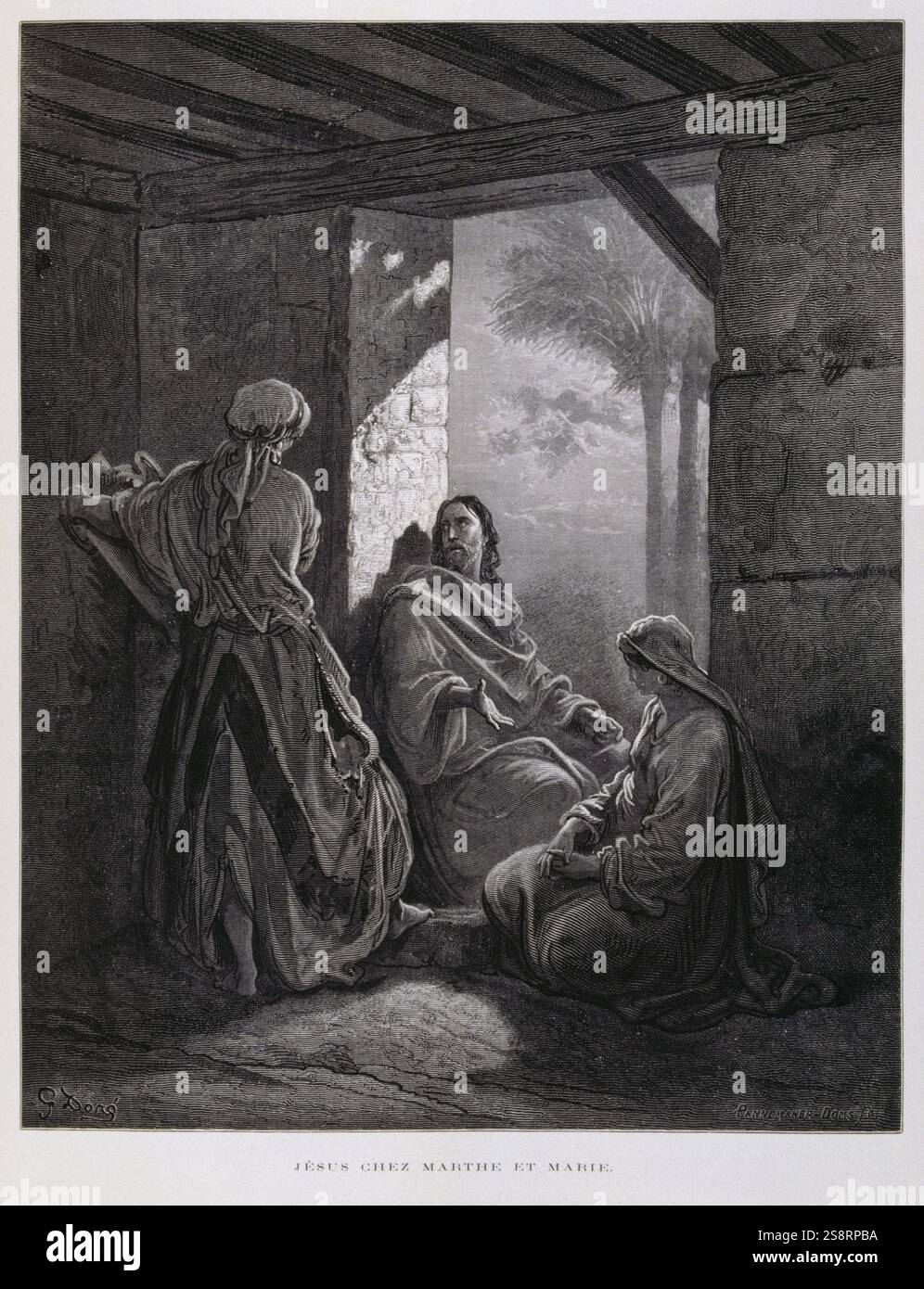 Engraving gustave dore illustration christ immagini e fotografie stock ad alta risoluzione - Alamy