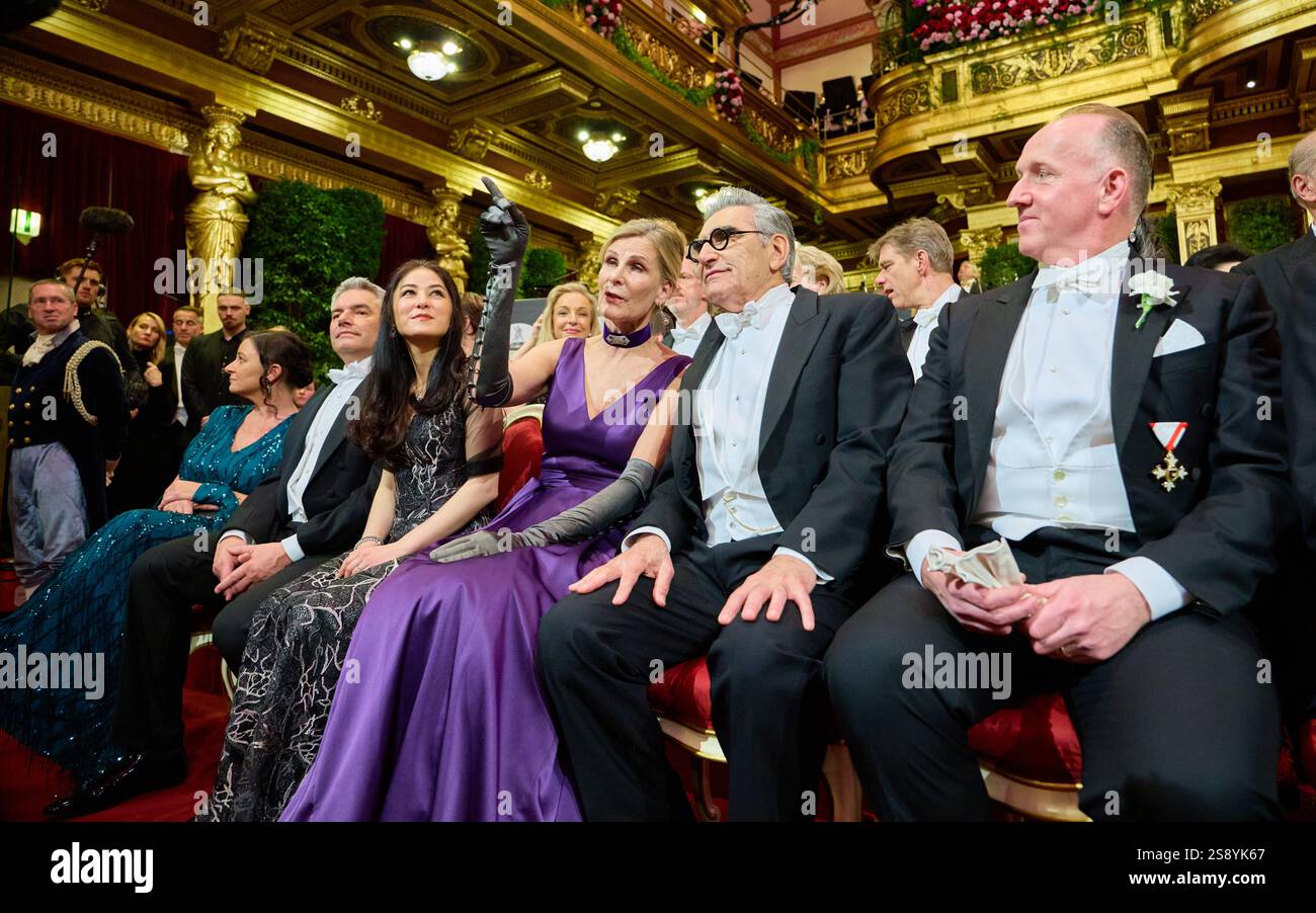 82° ballo filarmonico di Vienna 2025 al Musikverein di Vienna, Austria ...