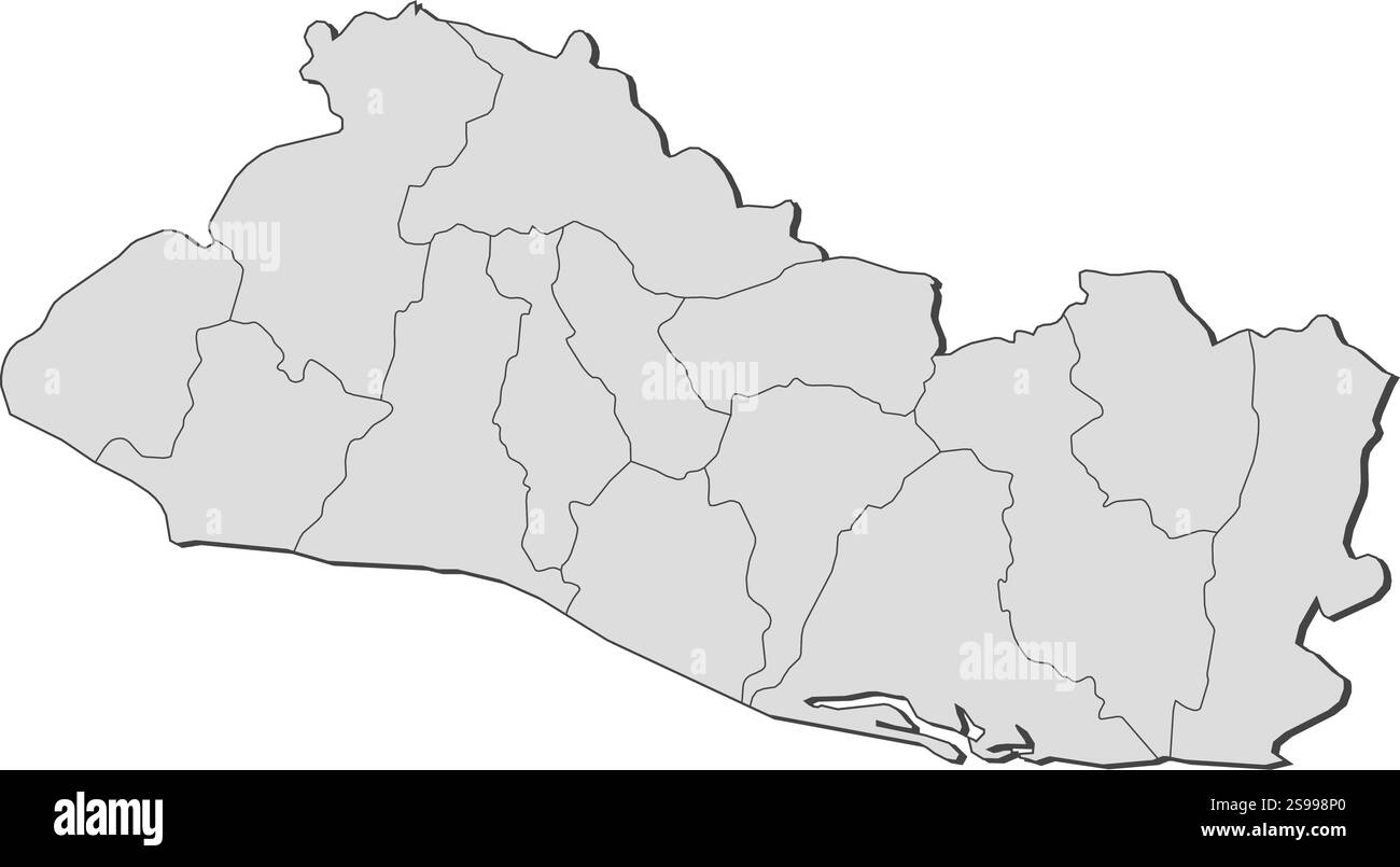 Mapas de el salvador Immagini Vettoriali Stock - Alamy
