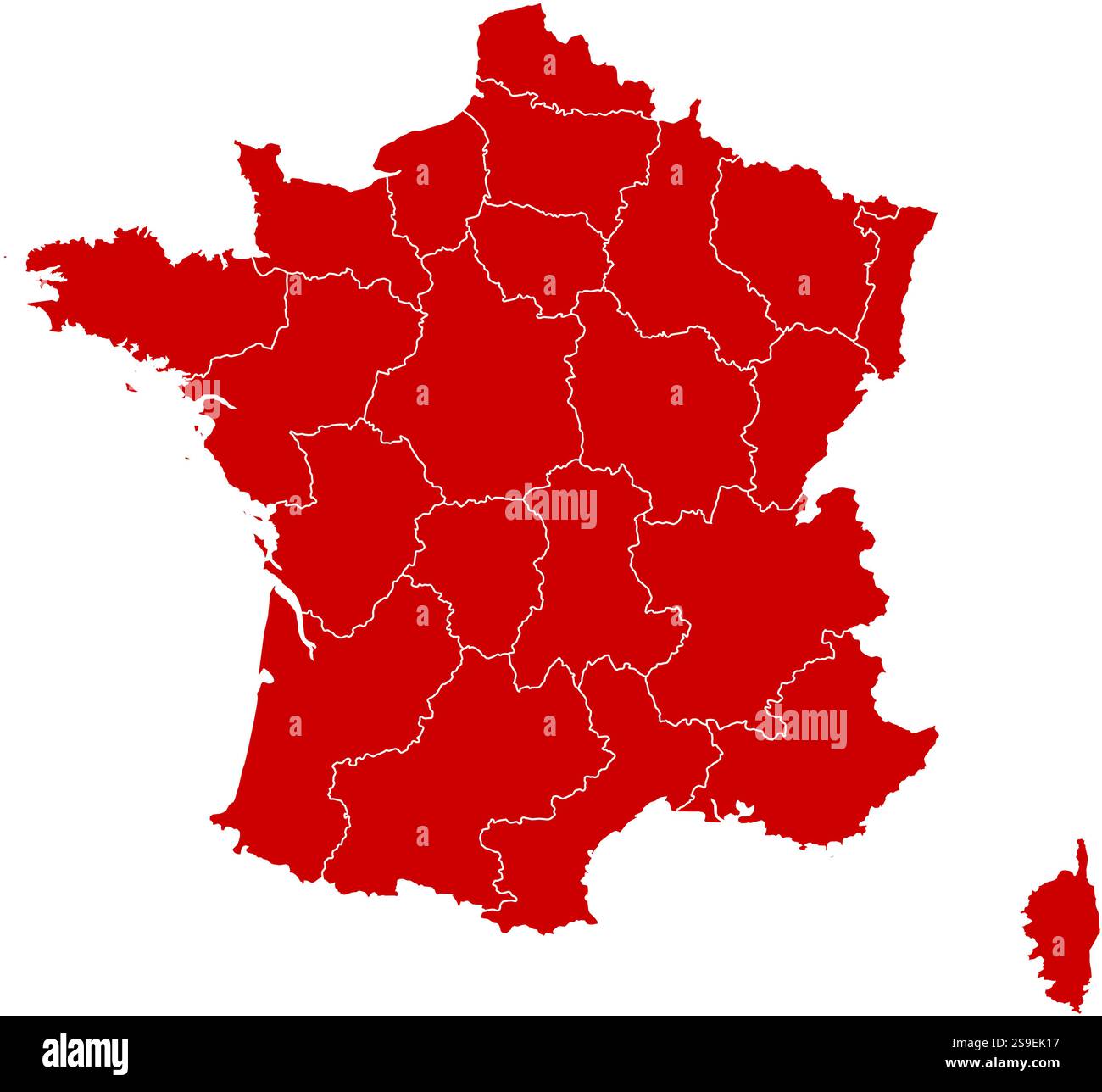 Map france in provinces immagini e fotografie stock ad alta risoluzione ...