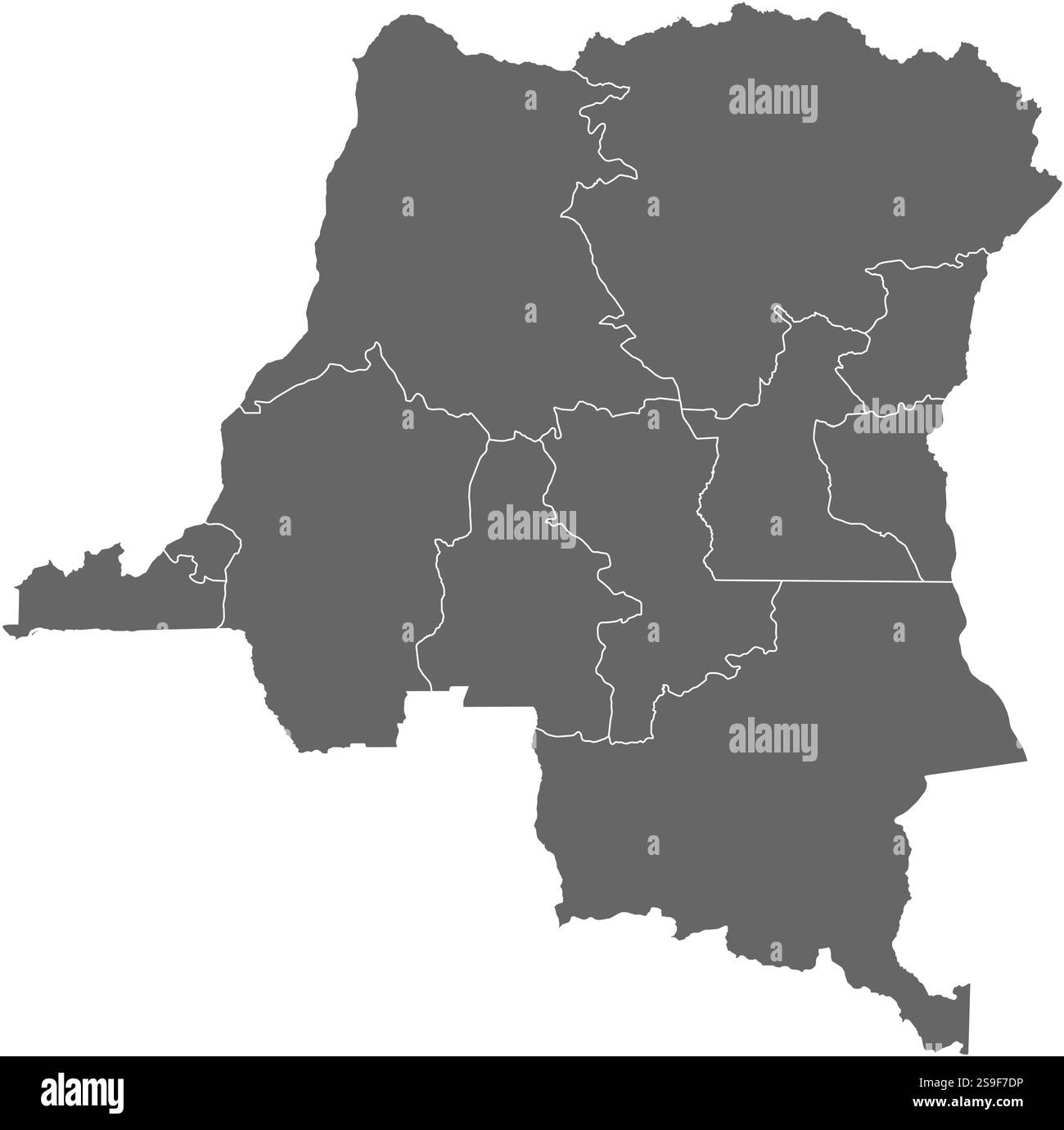 Mapas de la republica del congo Immagini Vettoriali Stock - Alamy