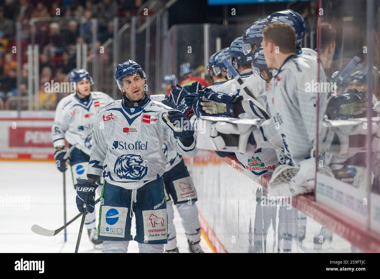 26.01.2025, Eishockey: Penny DEL, Saison 2024/2025, 40. Spieltag ...