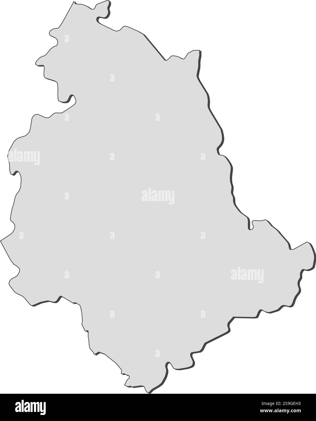 Italia 3d mappa con confini di regioni immagini e fotografie stock ad ...