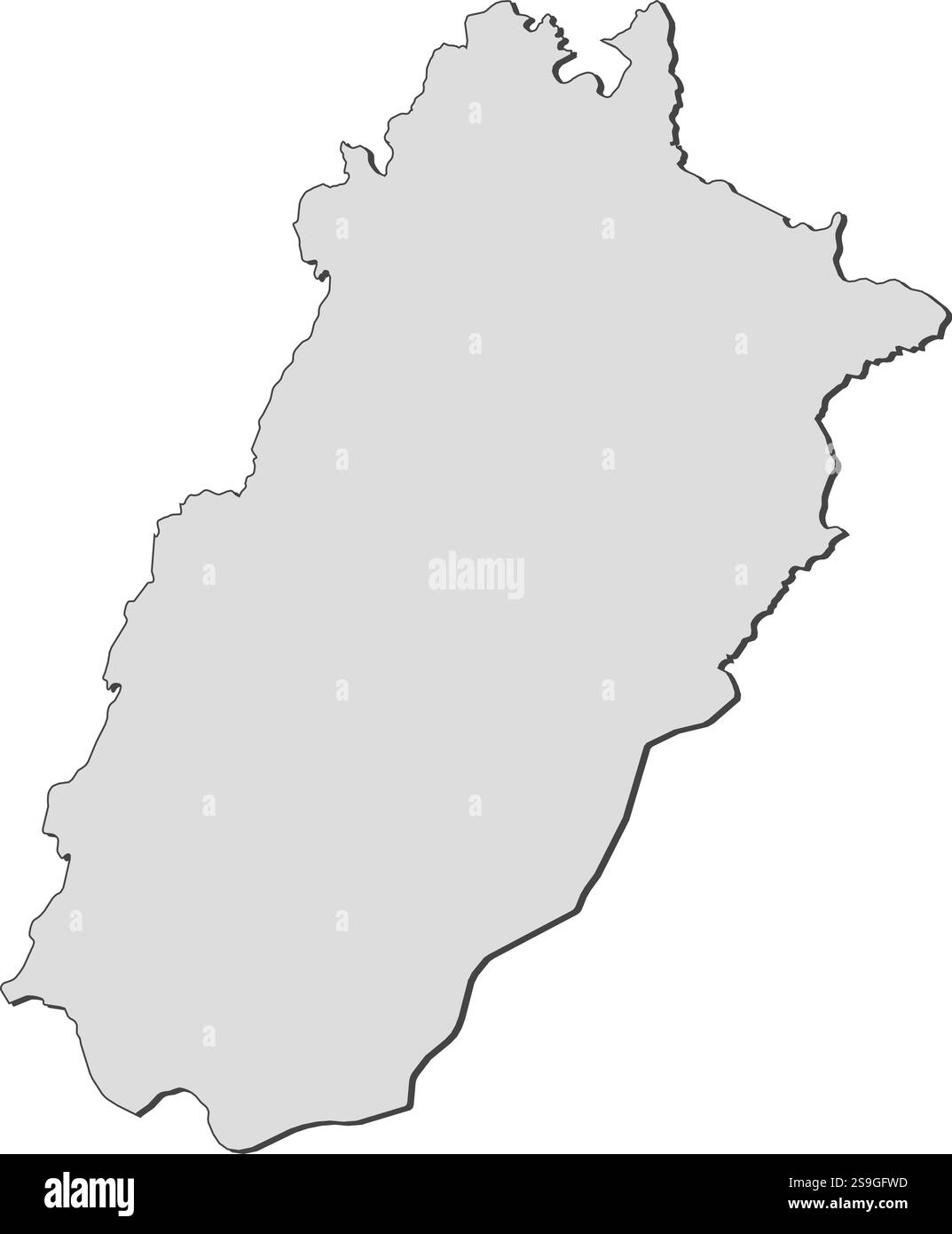 Vectores de punjab map vector Foto e Immagini Stock in Bianco e Nero ...