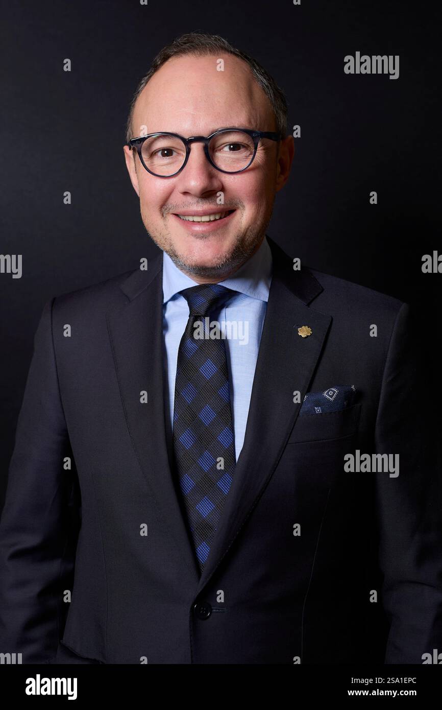 The Head of the Government of Andorra, Xavier Espot, poses for Europa ...