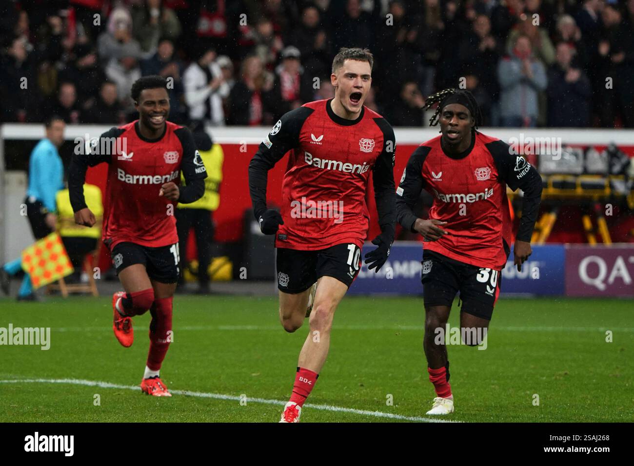 Fussball, UEFA Champions League 2024/2025, Bayer 04 Leverkusen - Sparda Prag 29.01.2025 BayArena ...