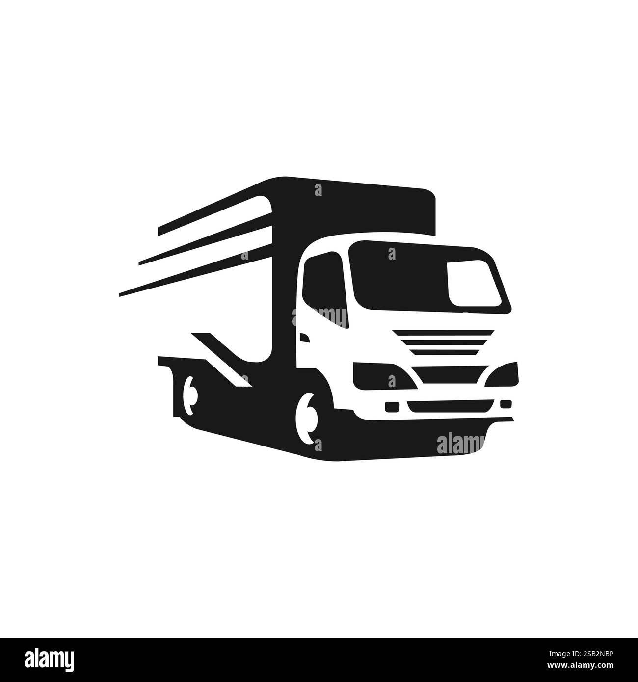 Cargo trucks Immagini Vettoriali Stock - Alamy