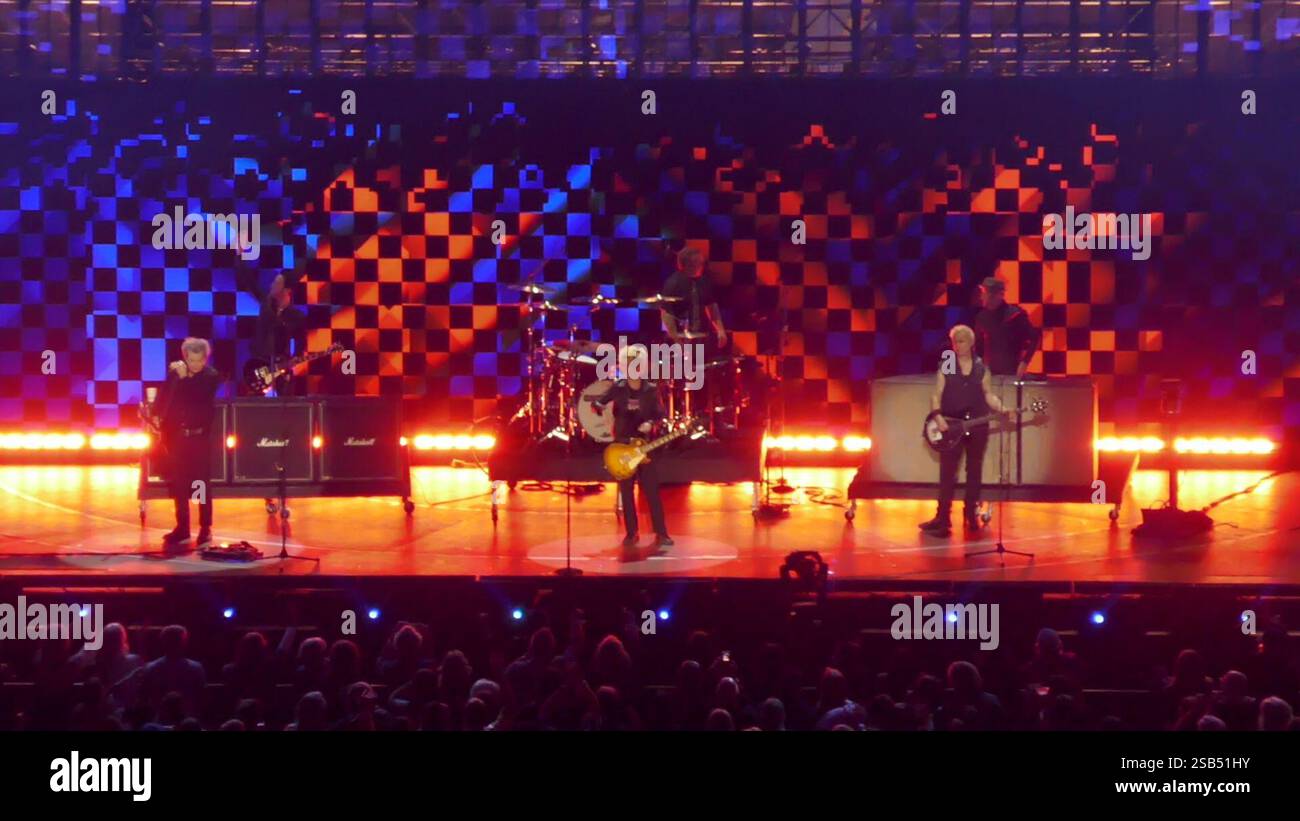 Inglewood, California, USA 30 gennaio 2025 i cantanti Billie Joe ...