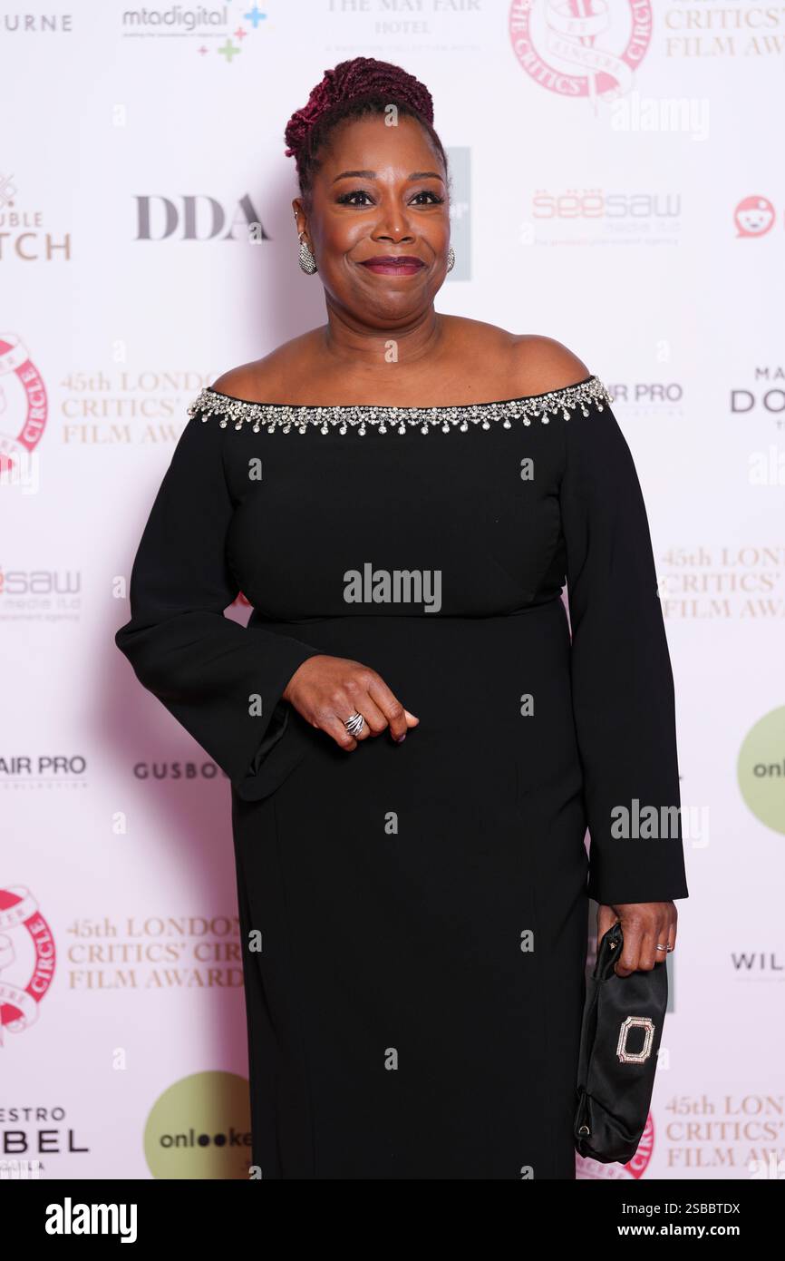 Michele Austin poses for photographers upon arrival at the 45th London ...