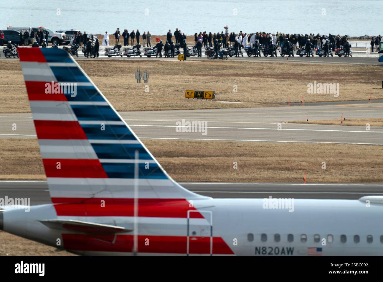 Family members of the victims of a mid-air collision between an ...