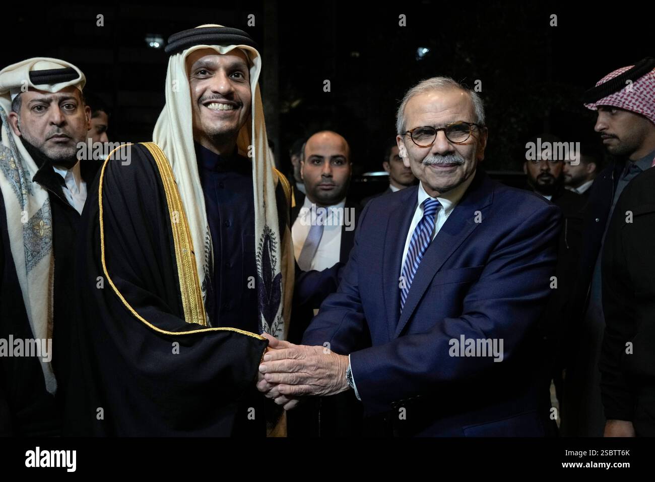 Qatar's Prime Minister Mohammed bin Abdulrahman bin Jassim Al Thani ...