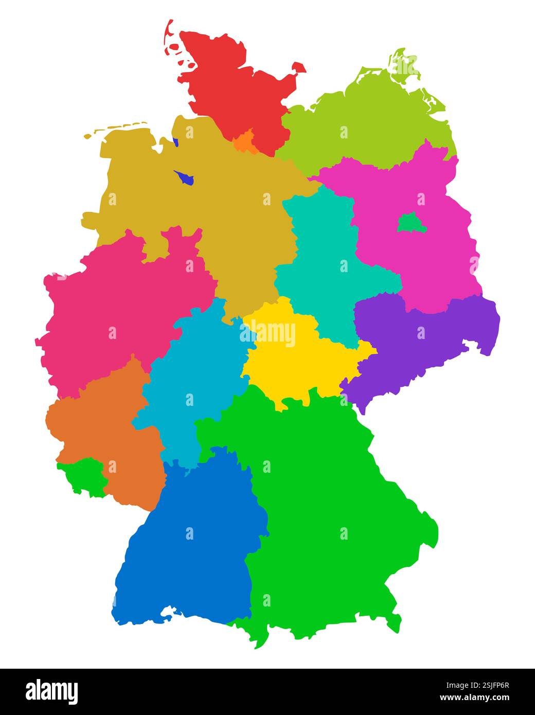 Mappa stato germania immagini e fotografie stock ad alta risoluzione ...