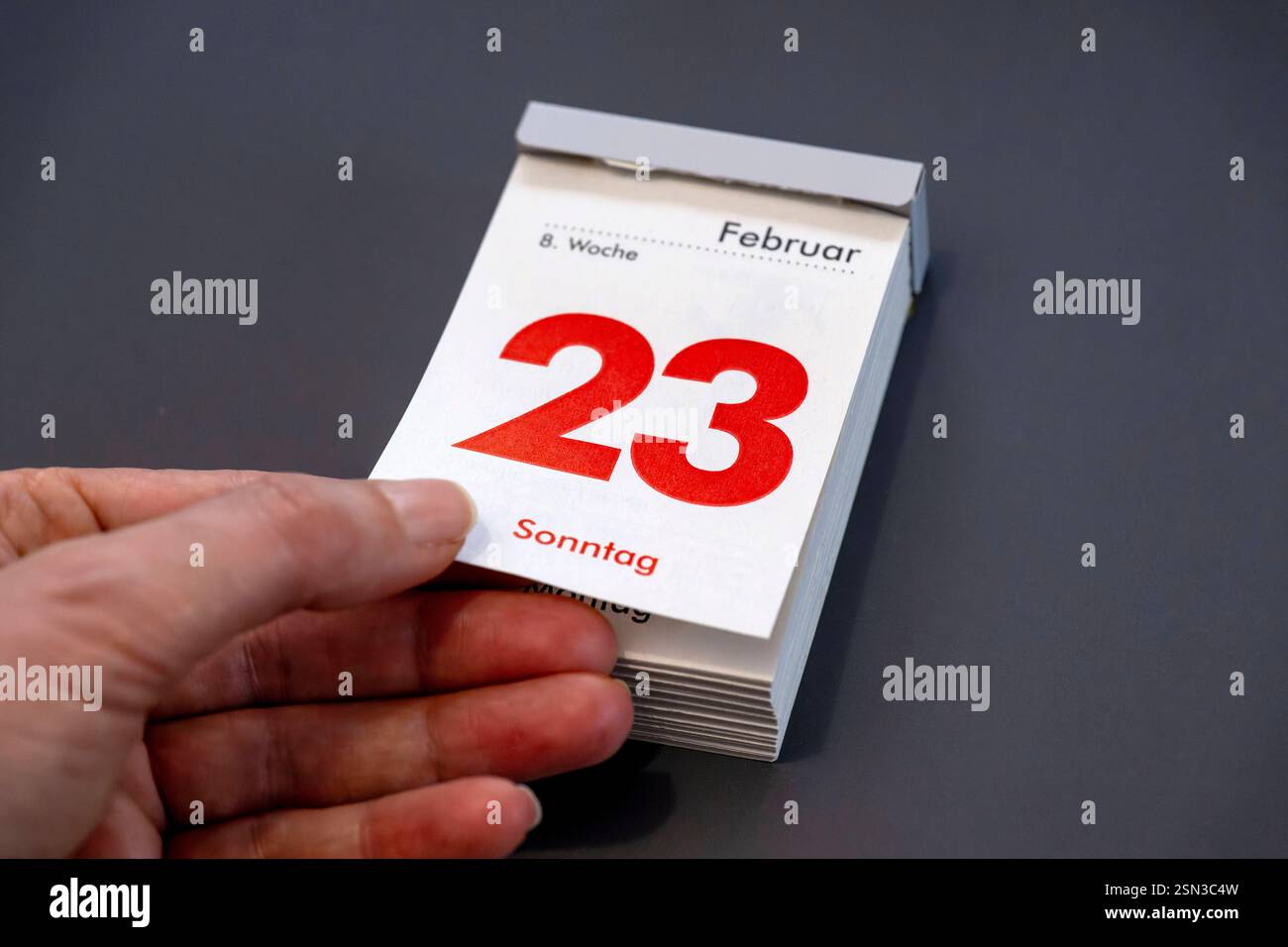 13.02.2025, Die Deutsche Bundestagswahl AM 23.2.2025 wirft ihre ...