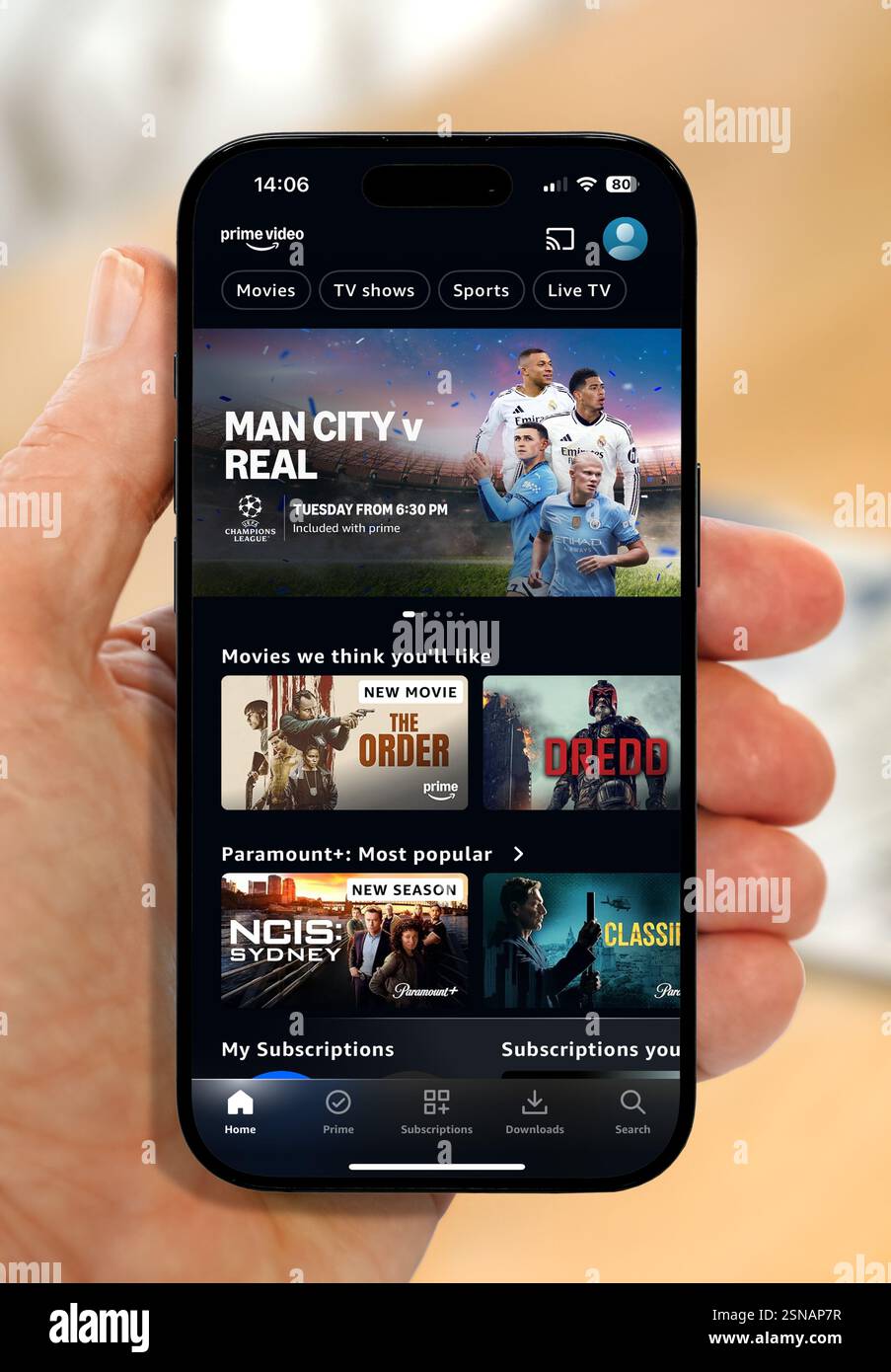 Amazon prime app di streaming video immagini e fotografie stock ad alta ...