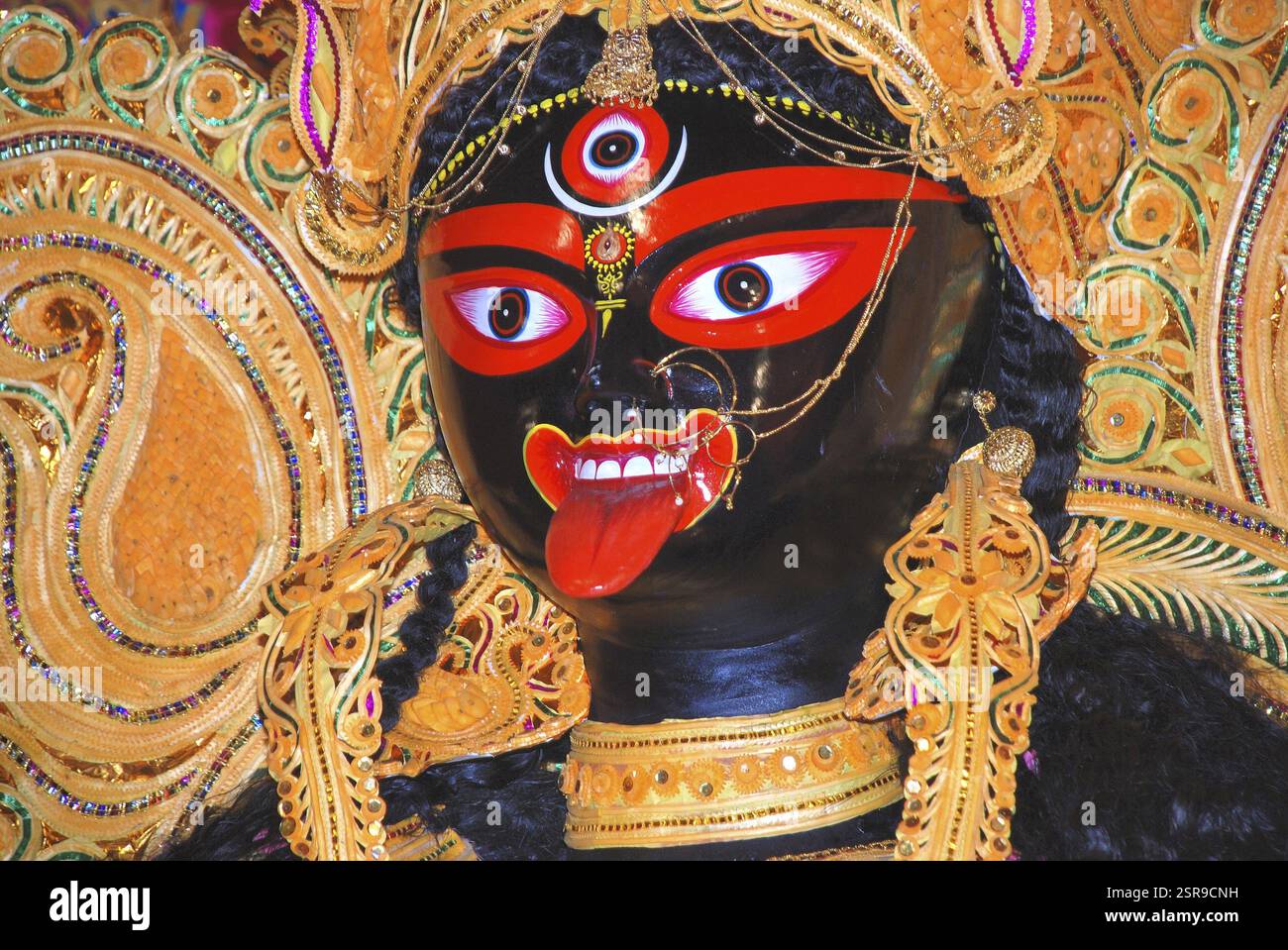 Goddess kali kolkata india immagini e fotografie stock ad alta ...