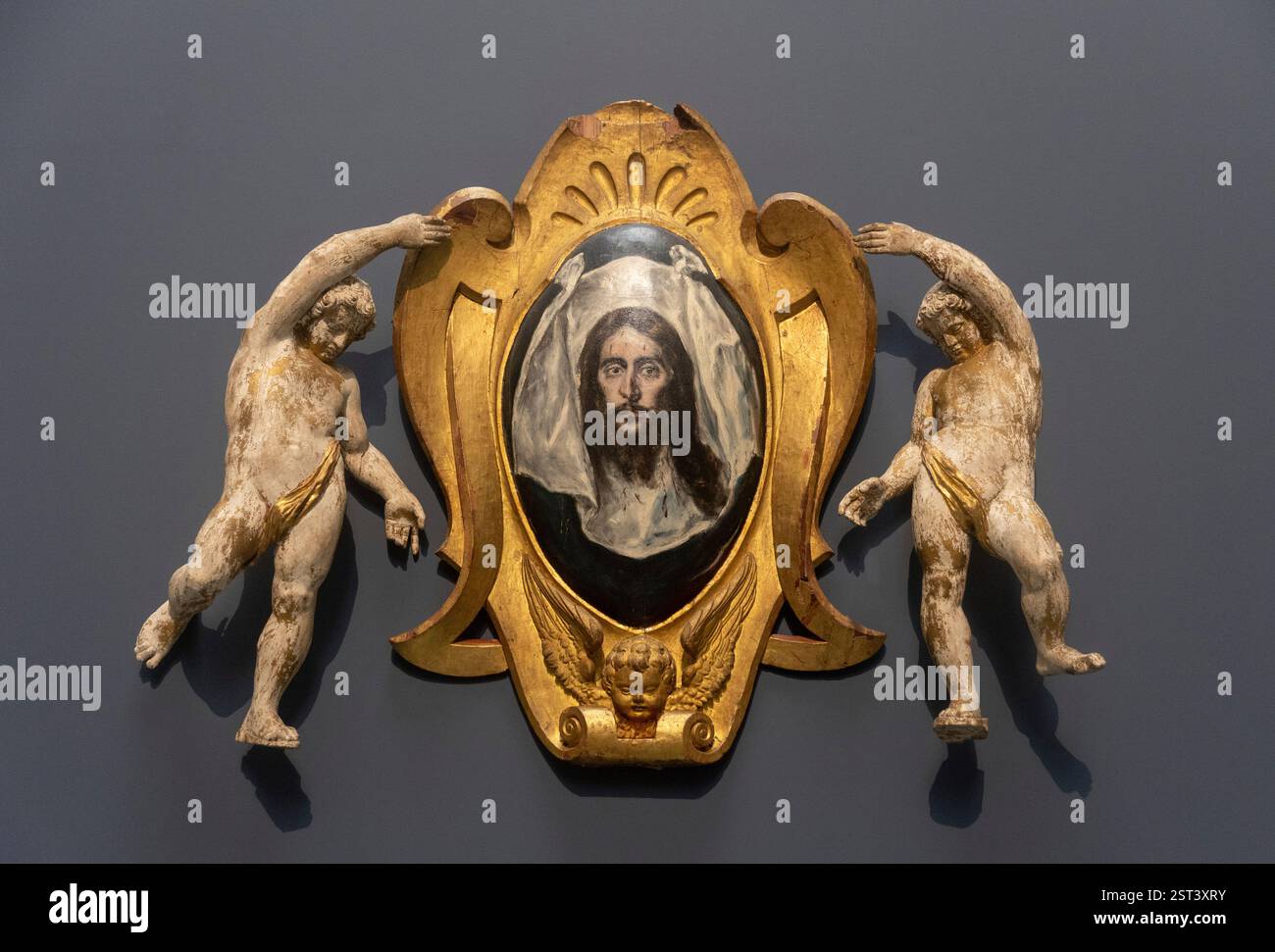 The work 'La Santa Faz' by El Greco at the presentation of the ...