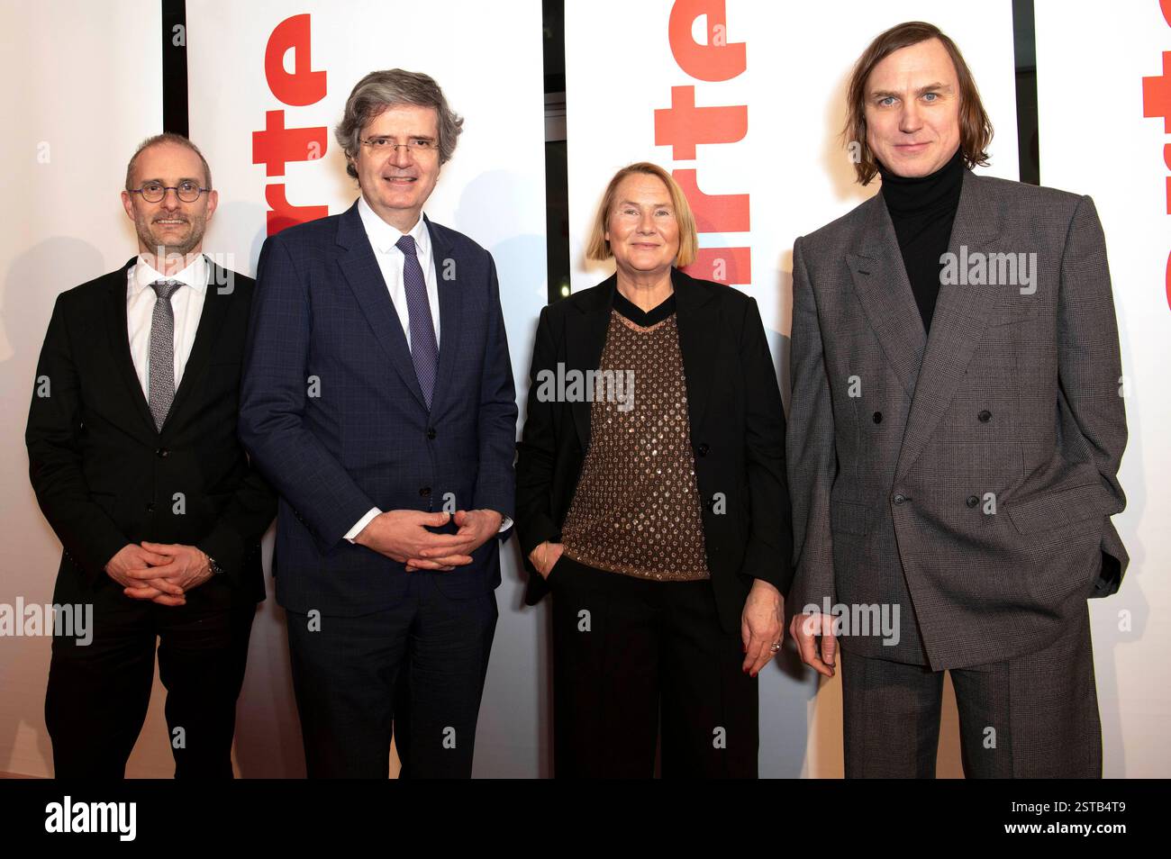 Emmanuel Suquet, Francois Delattre, Heike Hempel und Lars Eidinger beim ...