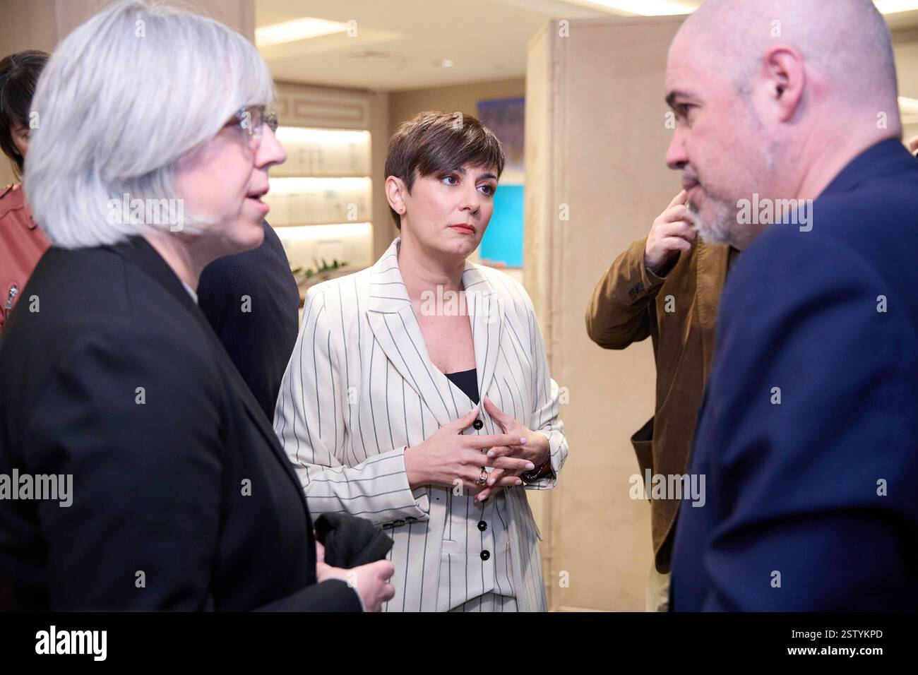 Housing Minister Isabel Rodriguez arrives at a Europa Press breakfast ...