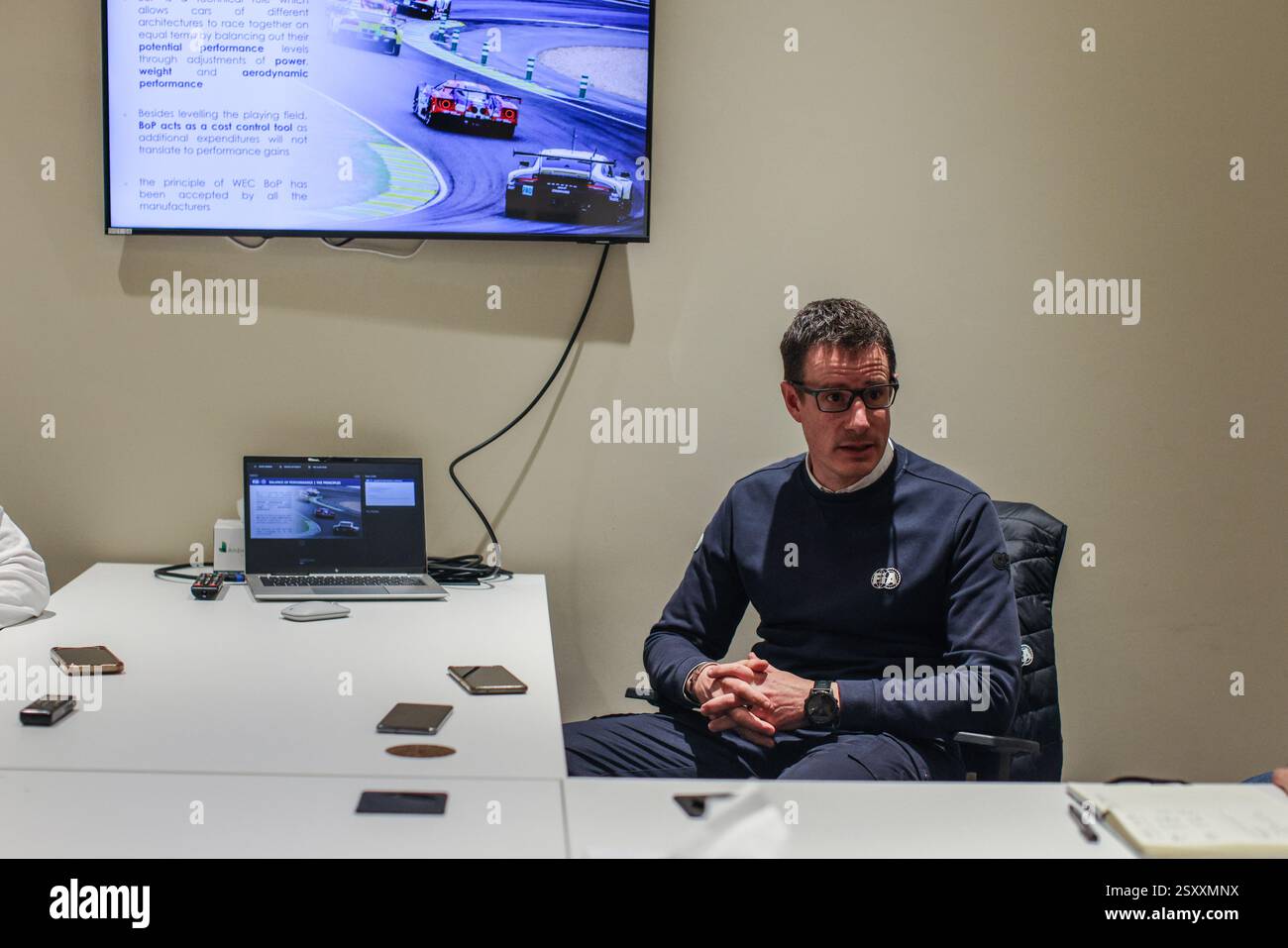 Lusail, Qatar, 26/02/2025, incontro FIA CHEVAUCHER Thomas, Direttore ...