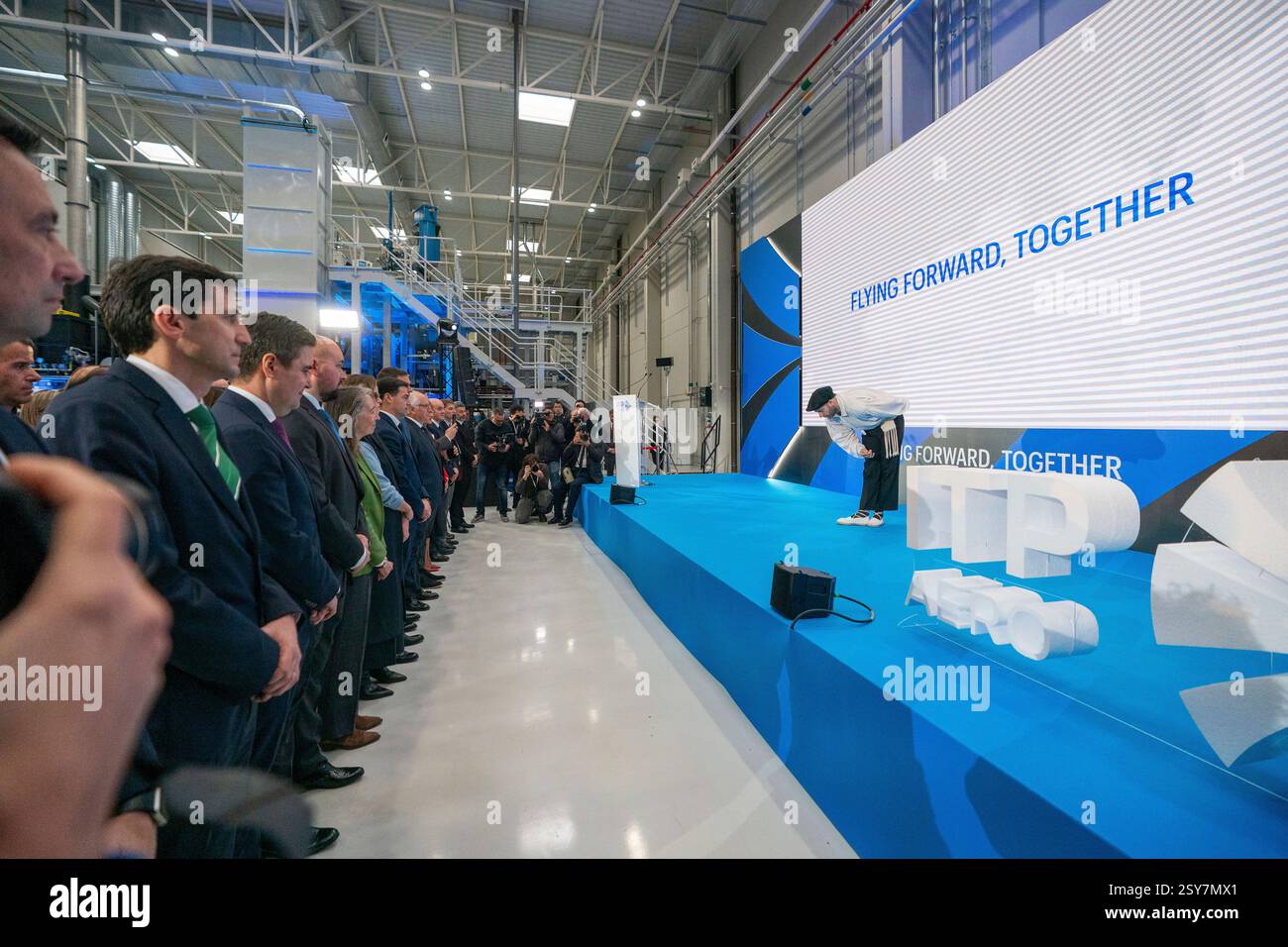 A performance during the inauguration of ITP Aero's advanced aerospace ...