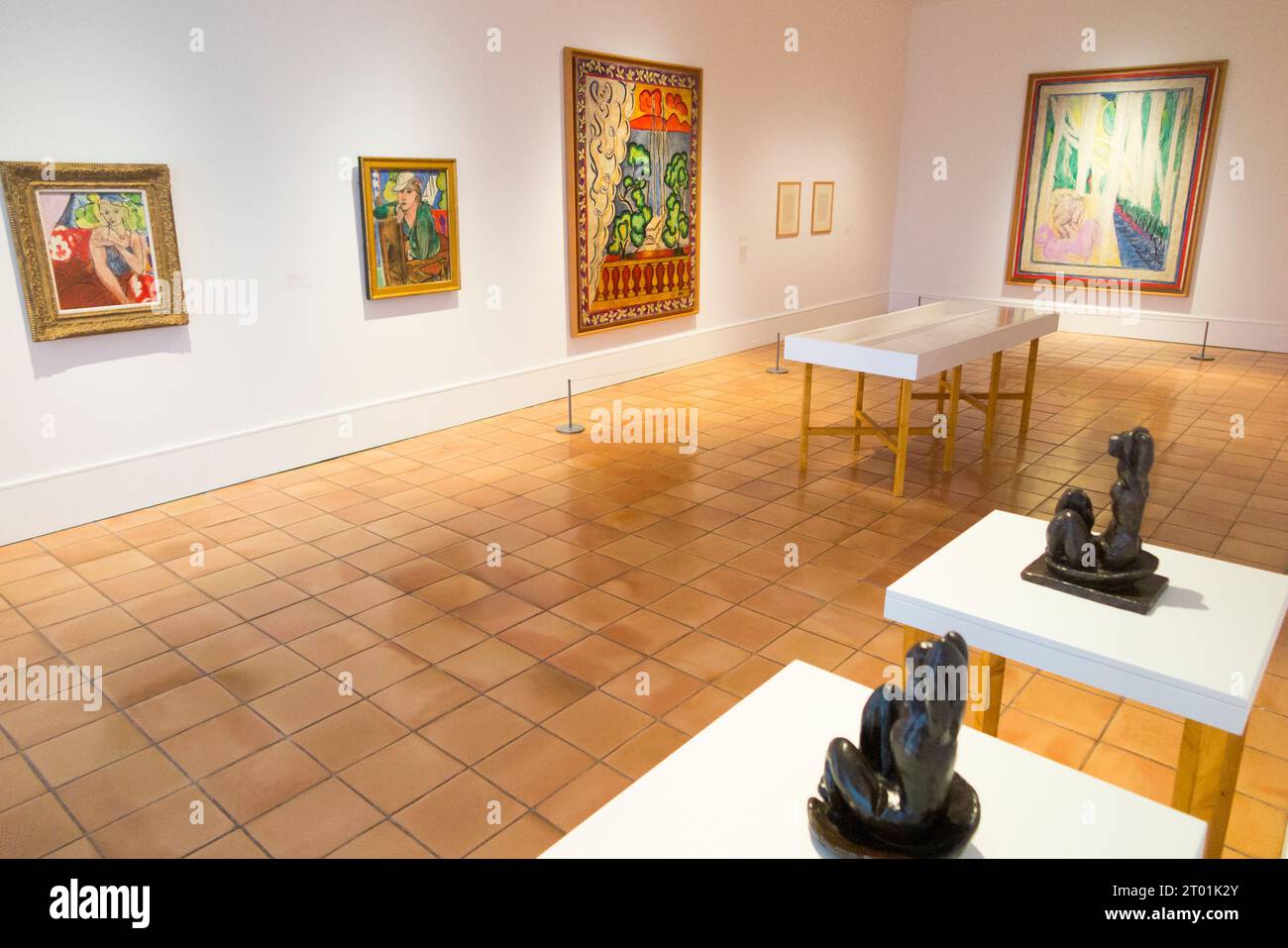 Sala con dipinti e altre opere con il tema "Fauvism Revived" dall ...