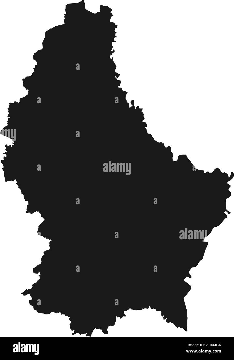 Mappa di lussemburgo Immagini Vettoriali Stock - Alamy